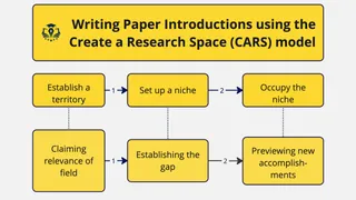 How To Write CaRS Introductions